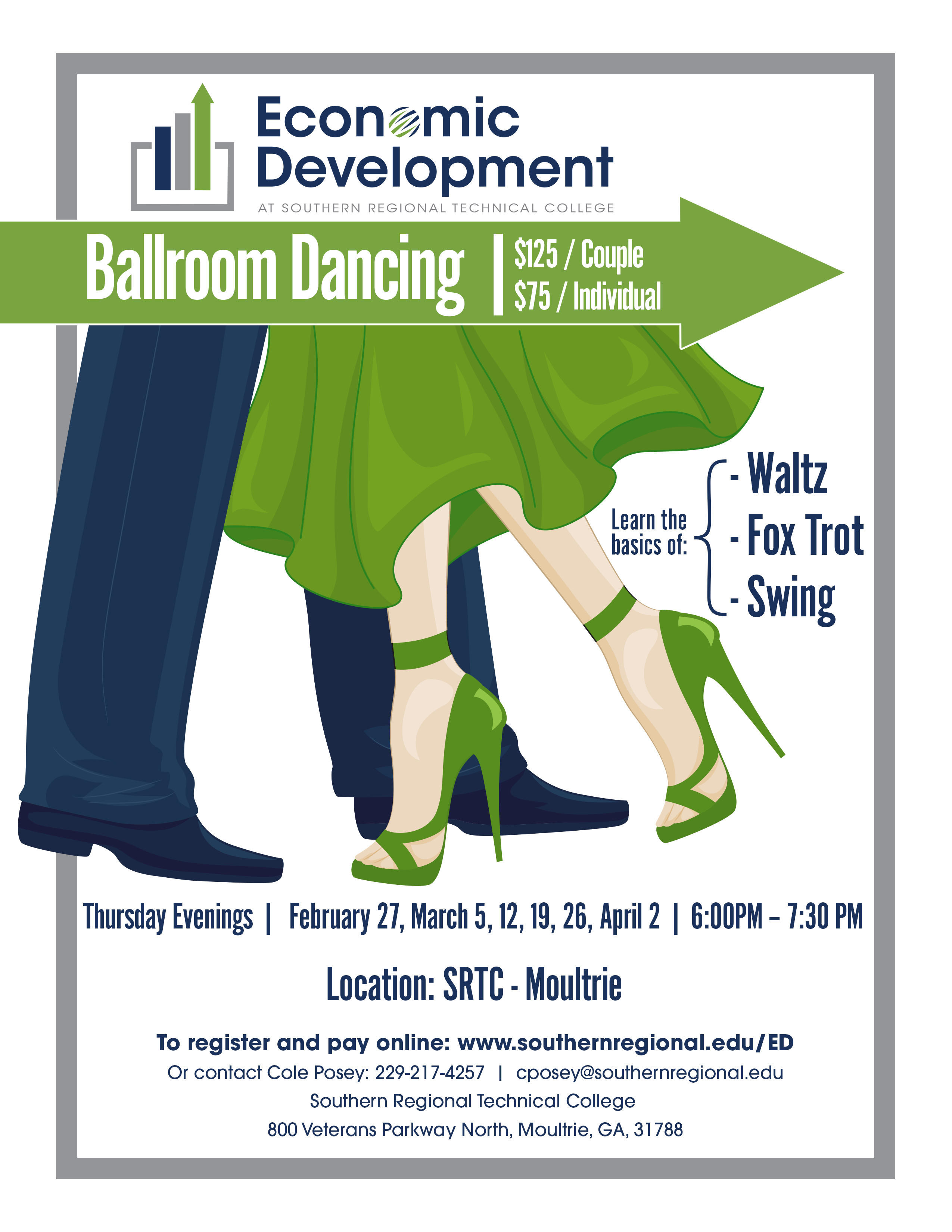 Learn Ballroom Dancing at SRTC - Moultrie! | Southern Regional ...